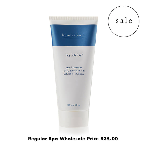 Bioelements RayDefense - Broad spectrum SPF 30 sunscreen